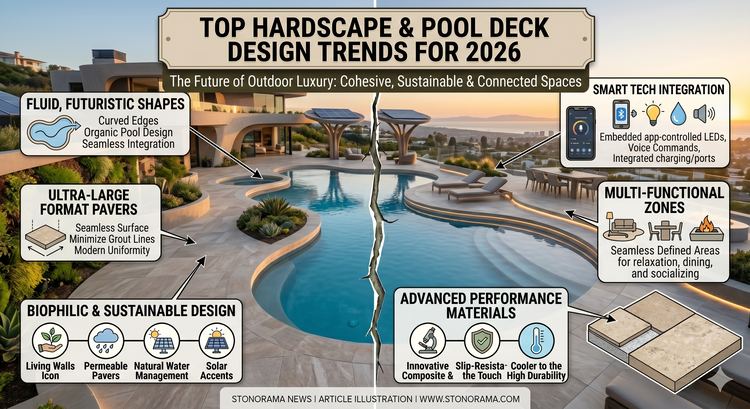 The Top Hardscape and Pool Deck Design Trends for 2026 – STONORAMA
